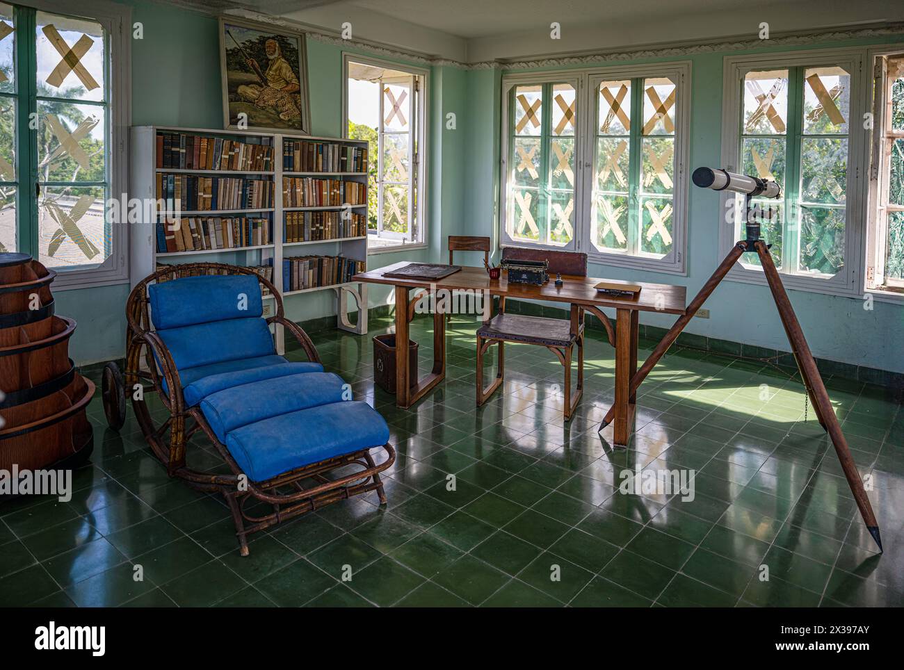 The observation deck at Finca Vigia, the home of Ernest Hemingway ...