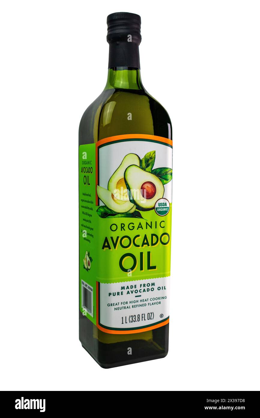 Isolated avocado oil hi-res stock photography and images - Alamy