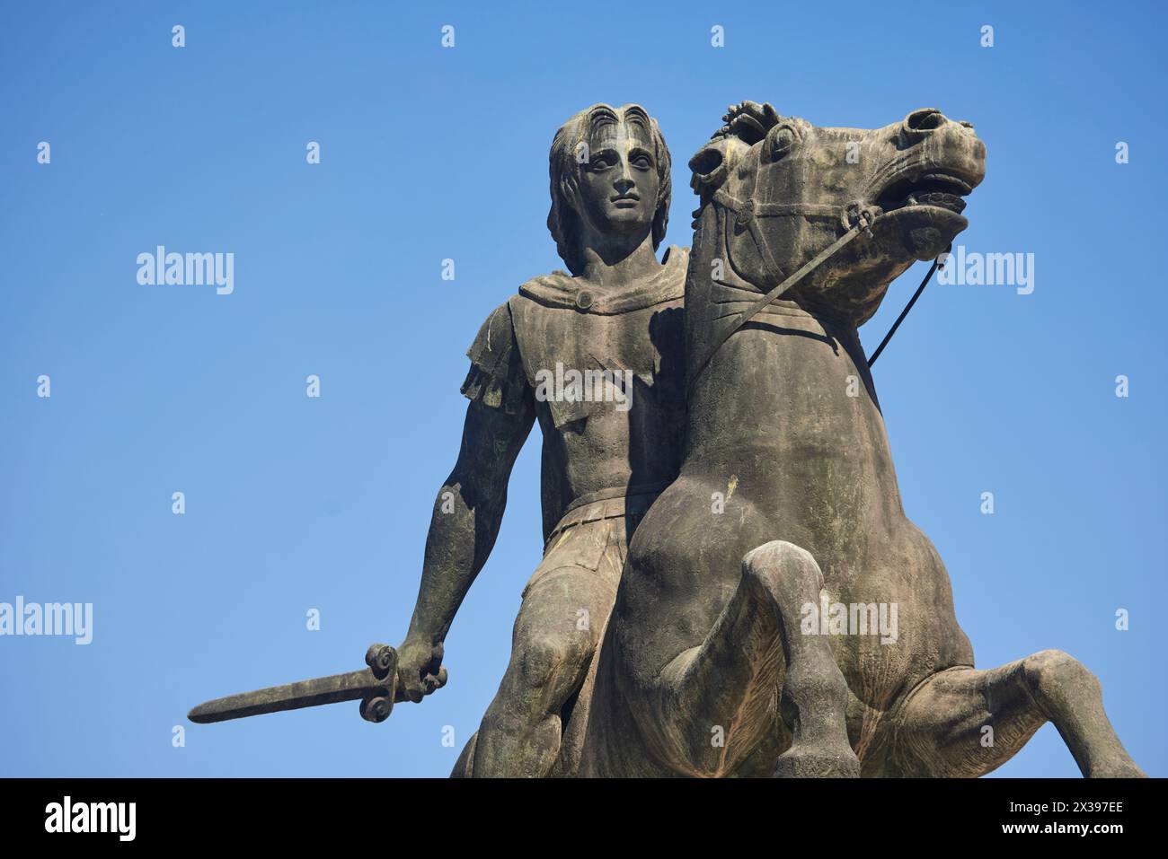 Statue alexander great thessaloniki city hi-res stock photography and ...