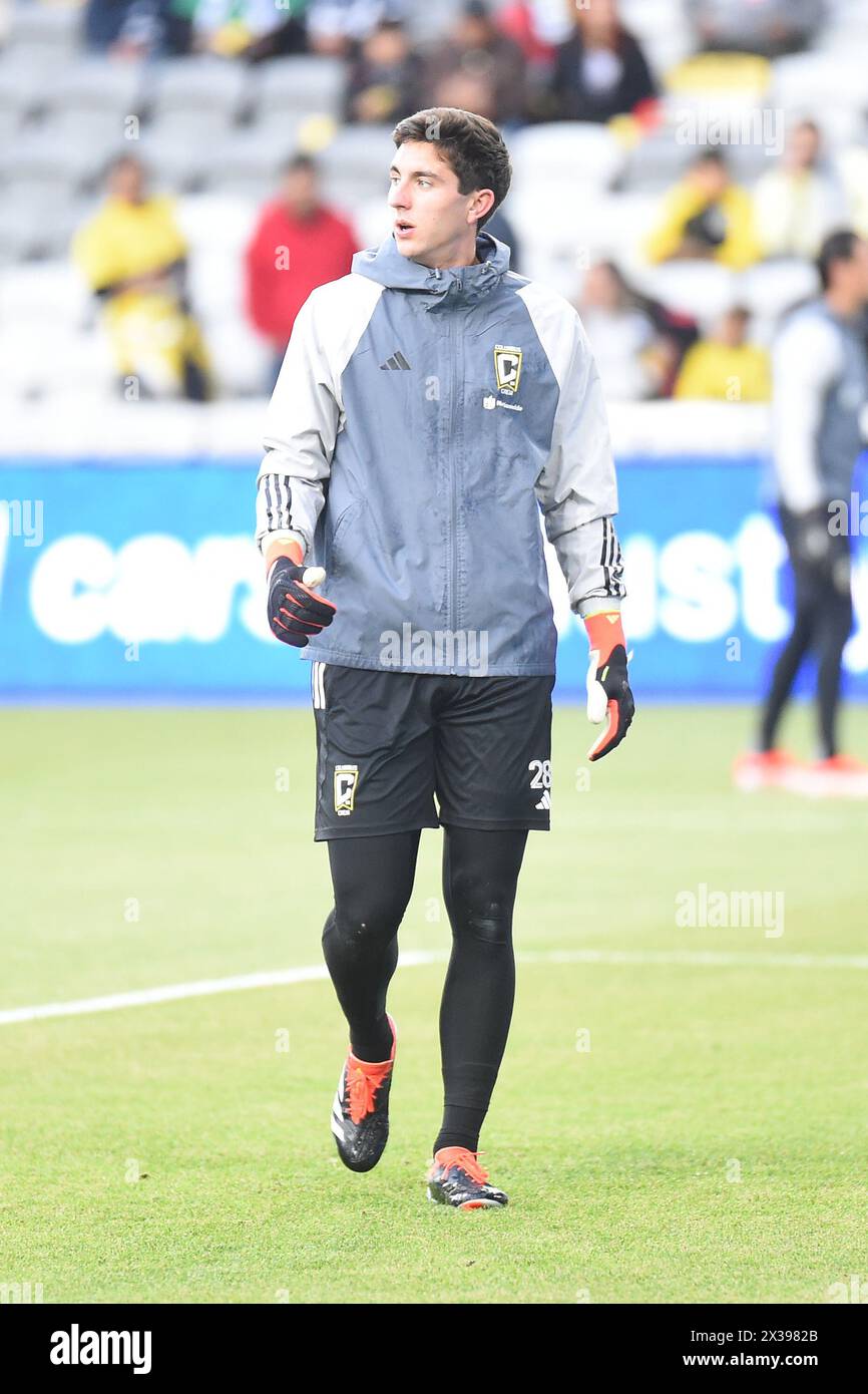 April 24, 2024: Columbus Crew goalkeeper Patrick Schulte (28) before ...