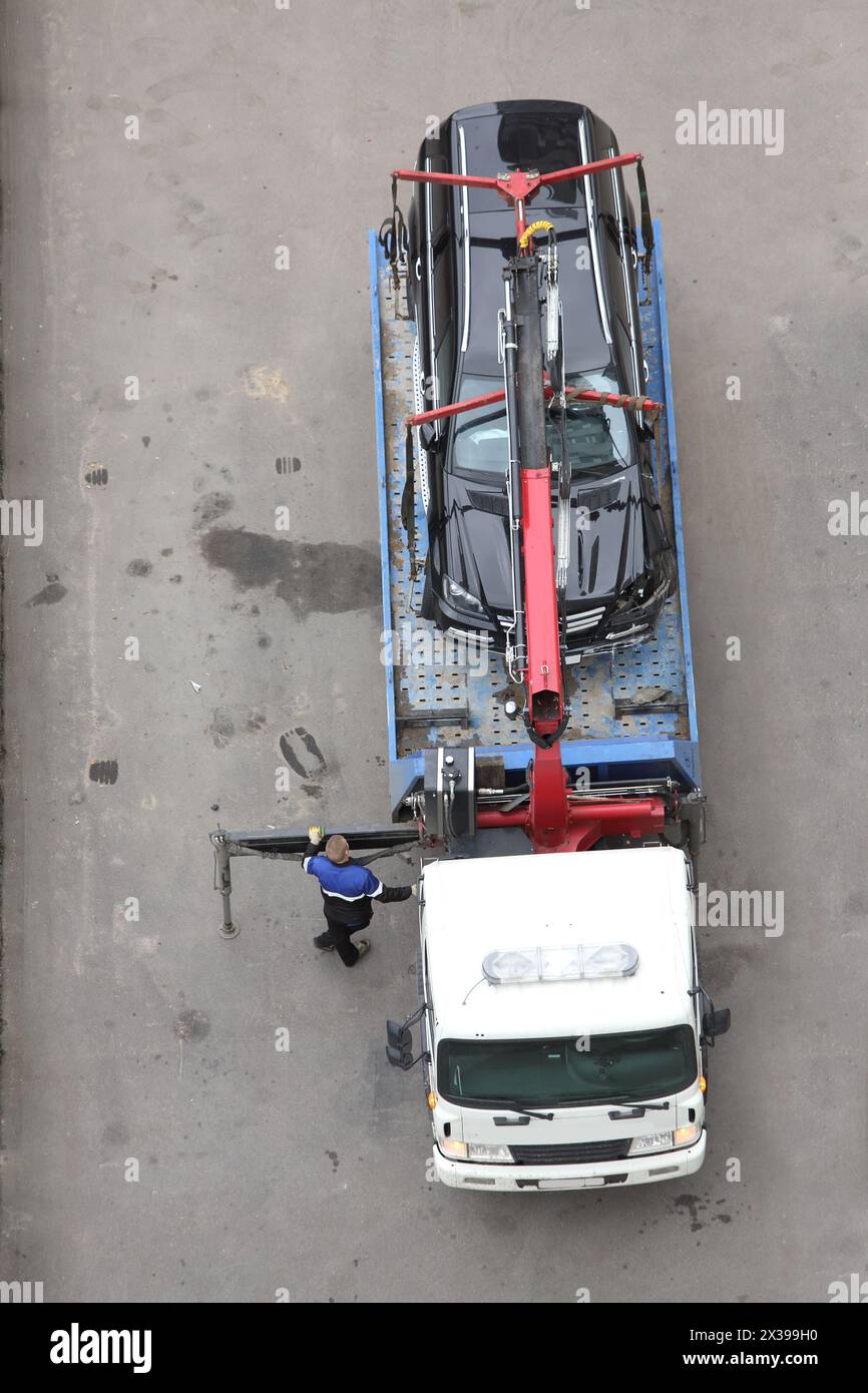 Car man stand roof hi-res stock photography and images - Alamy