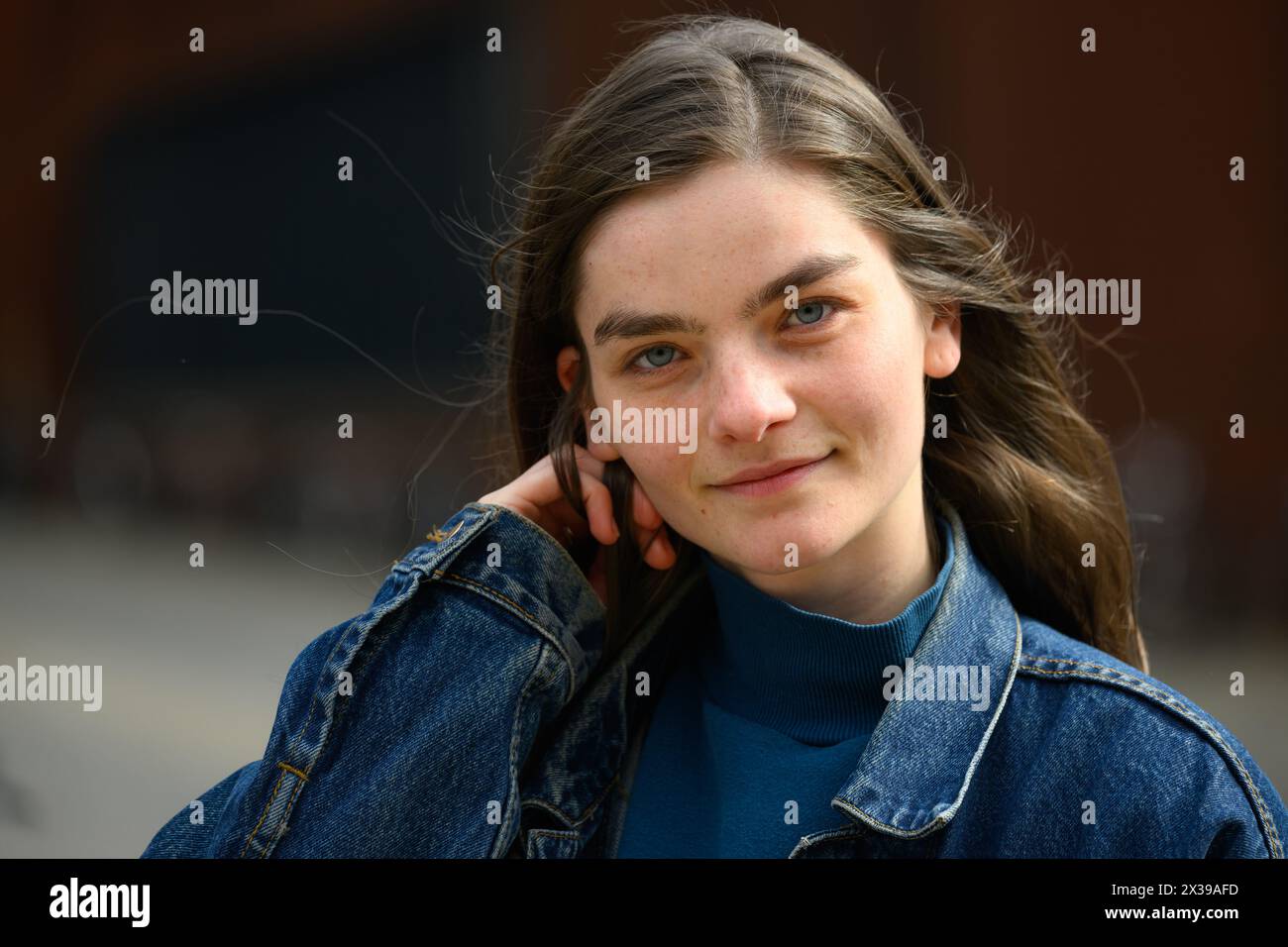 Dresden, Germany. 25th Apr, 2024. Actress Emilie Neumeister stands ...