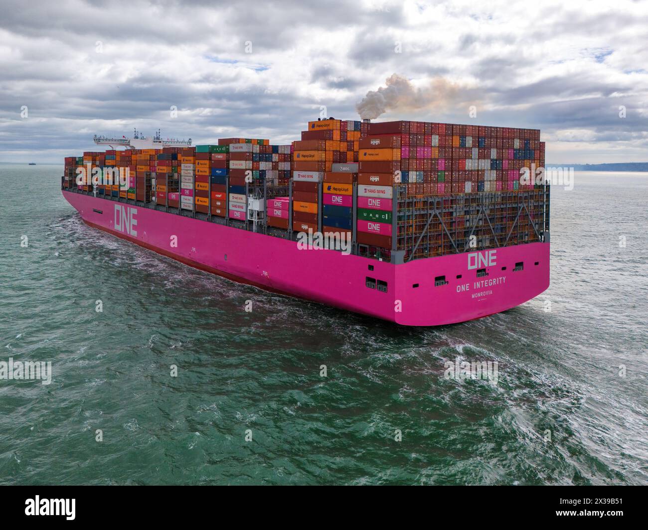 One Integrity is an Ultra-Large Container Carrier operated by Ocean ...