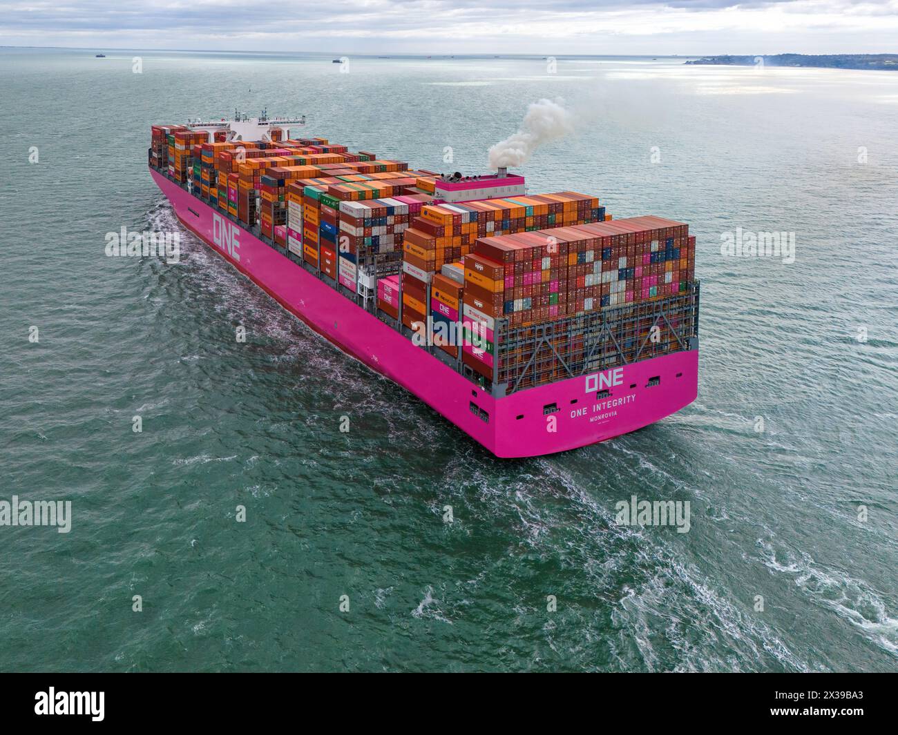 One Integrity is an Ultra-Large Container Carrier operated by Ocean ...