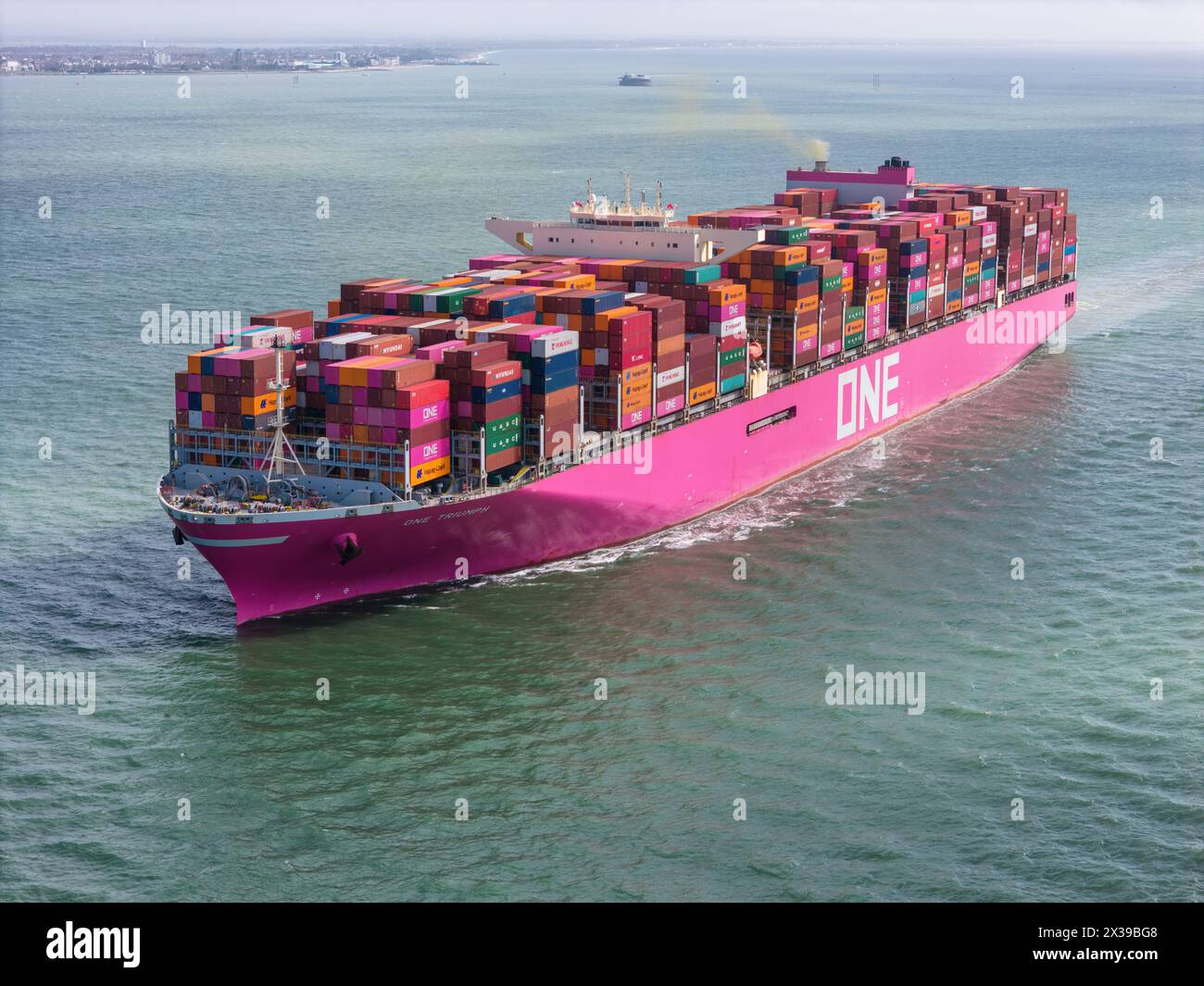 One Triumph is an Ultra-Large Container Carrier operated by Ocean ...