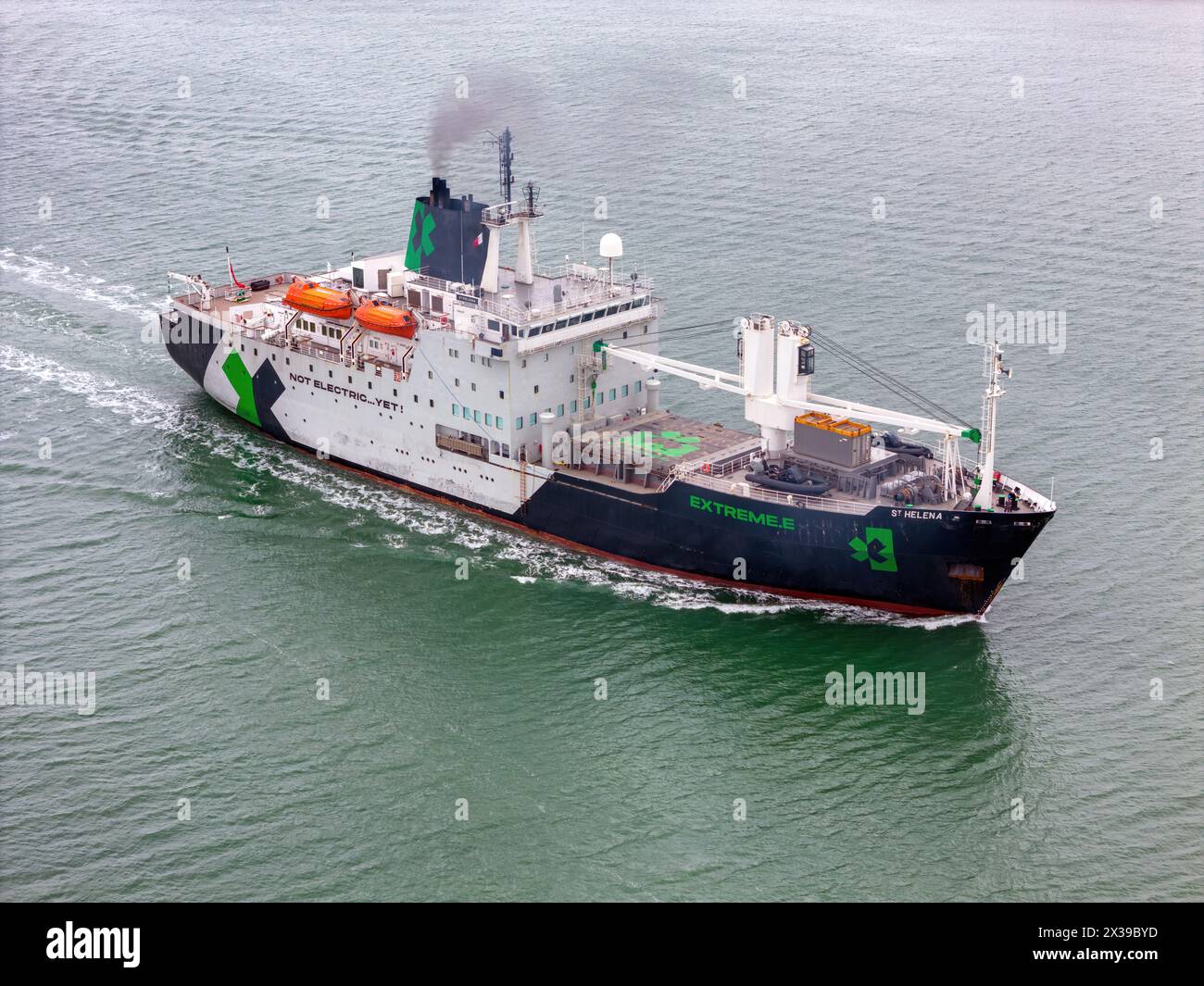 St. Helena is a former cargo-passenger vessel that served the British ...