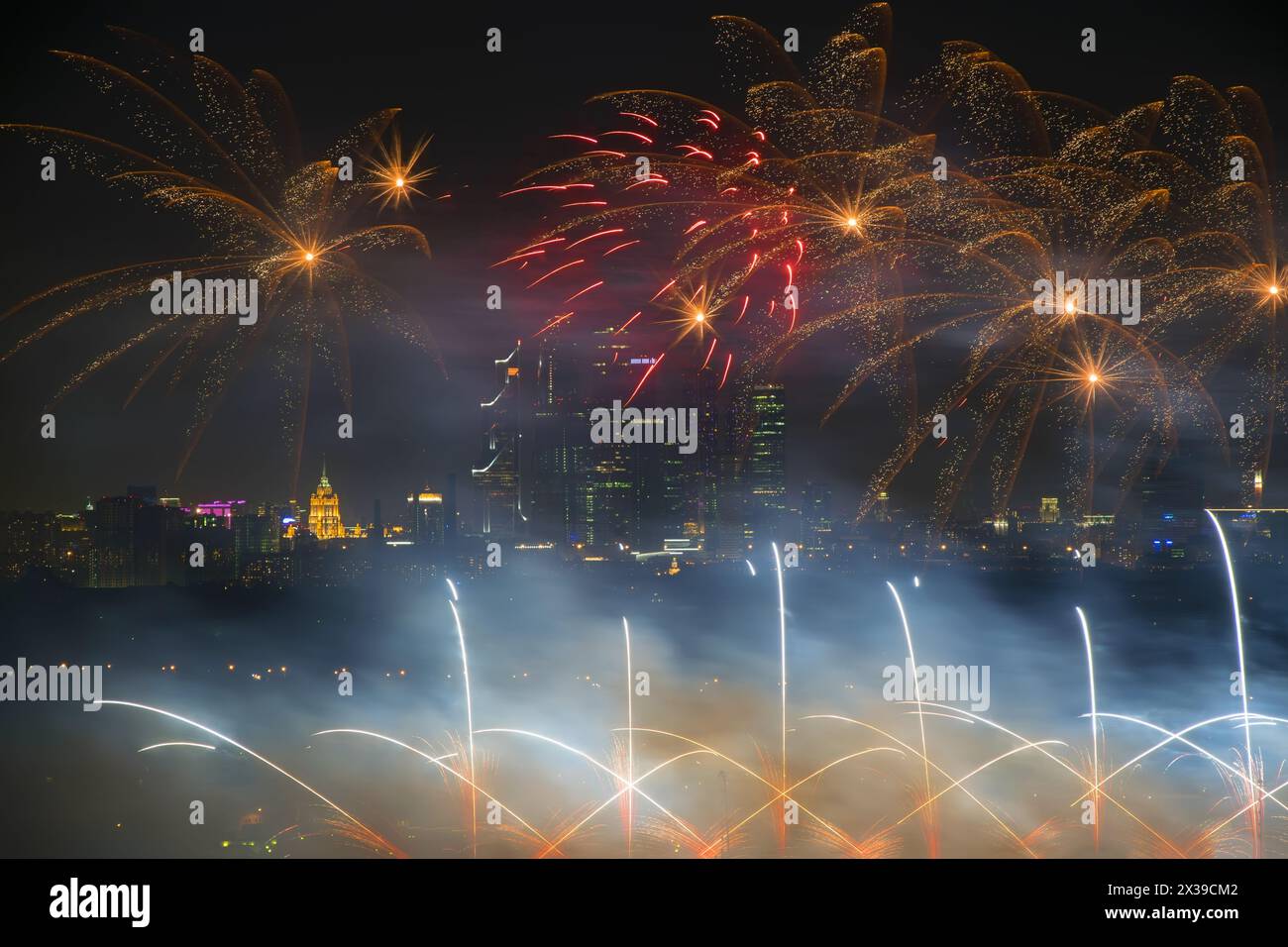 Fireworks festival in moscow hi-res stock photography and images - Alamy