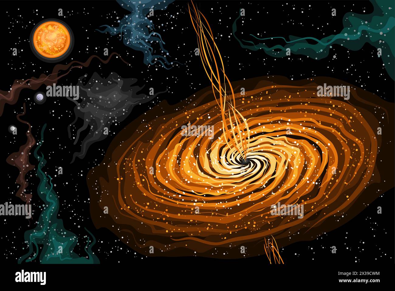 Pulsar map Stock Vector Images - Alamy