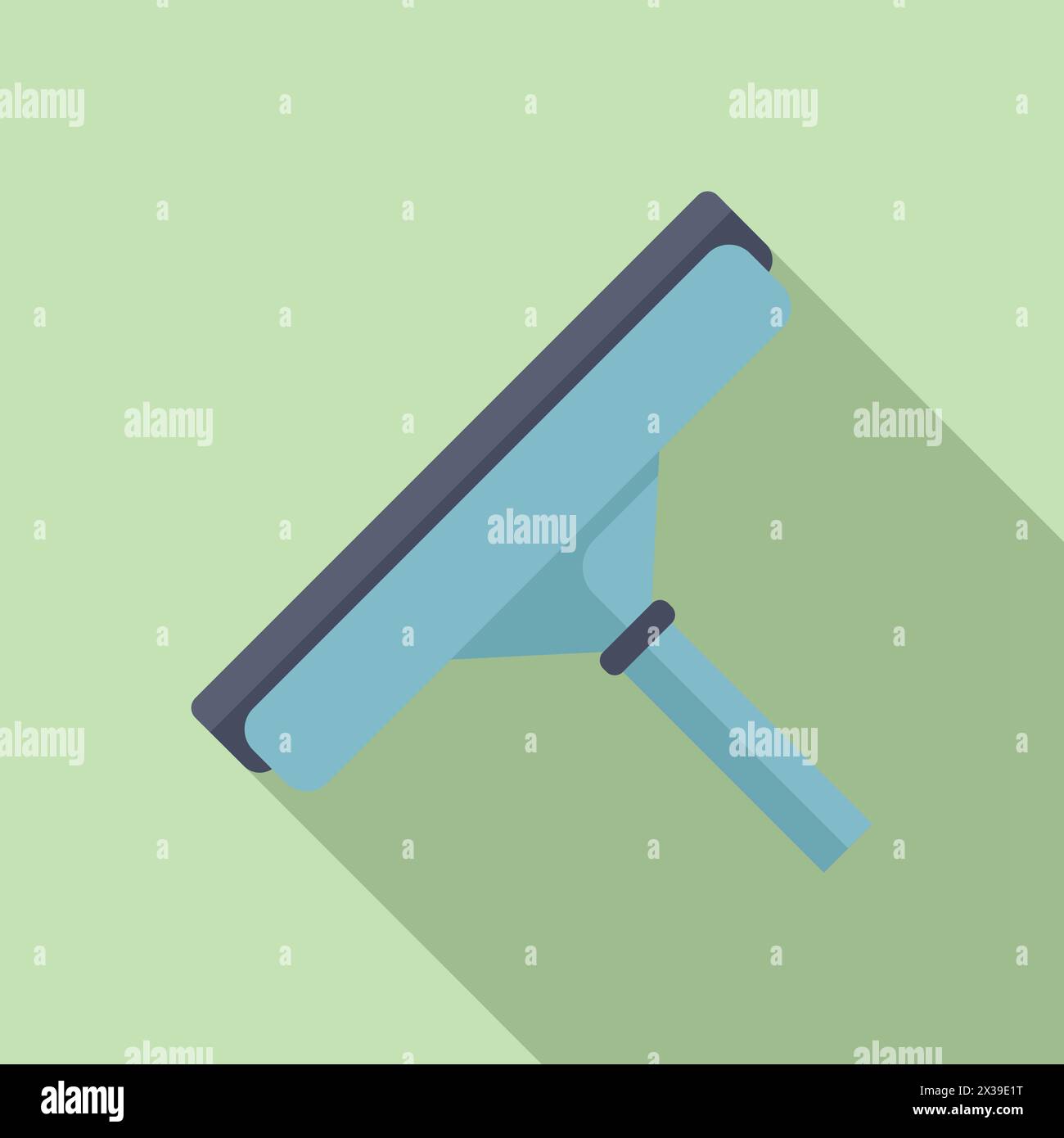 Handle mop for cleaning windows icon flat vector. Rubber material. Plastic design Stock Vector ...