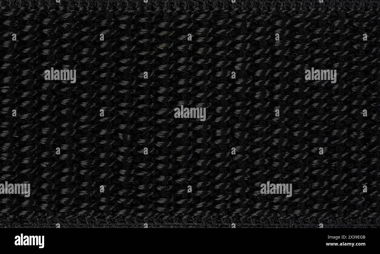 Black nylon cloth texture background macro close up view Stock Photo - Alamy