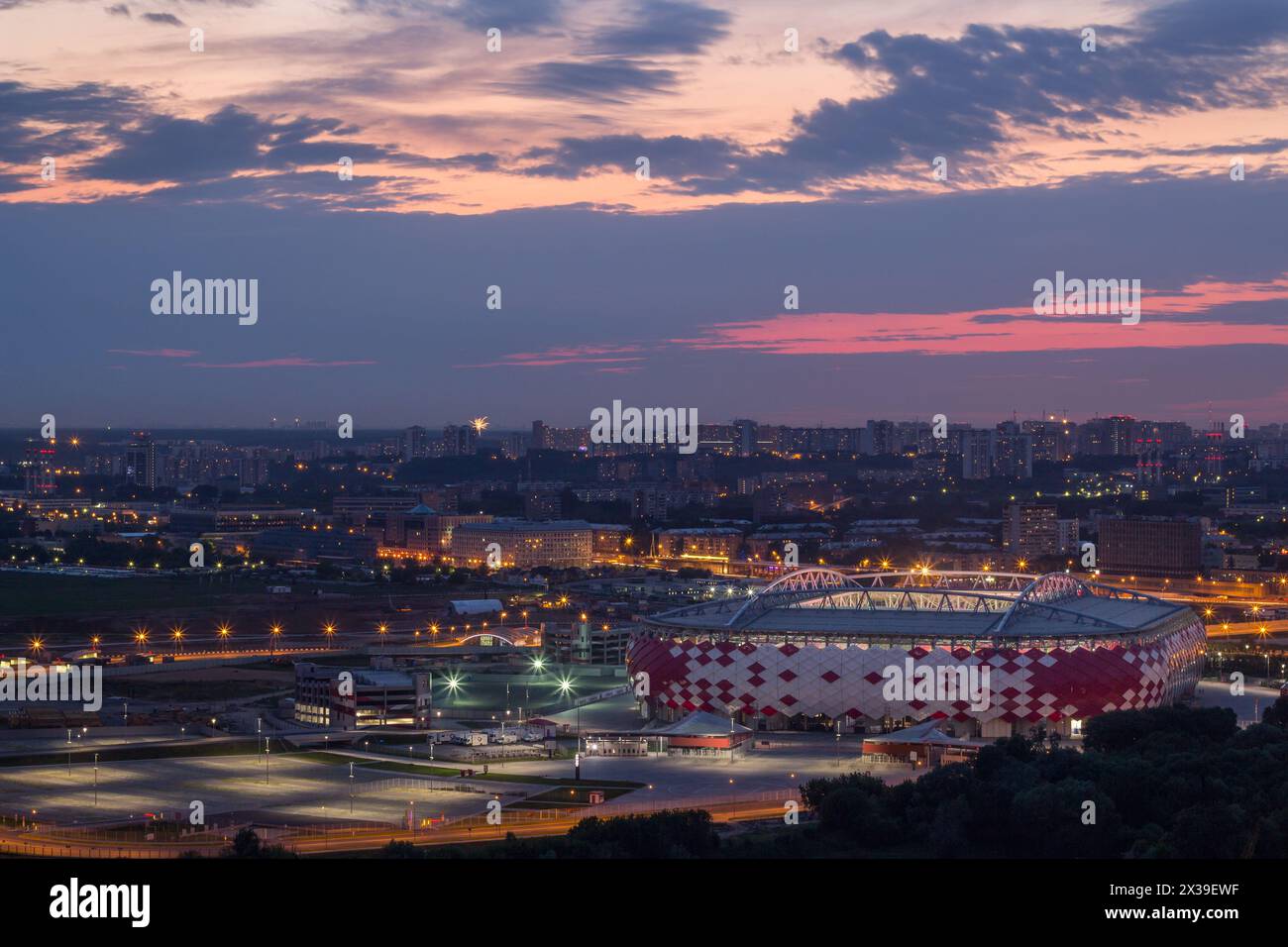 Moscow olympic stadium, football hi-res stock photography and images ...