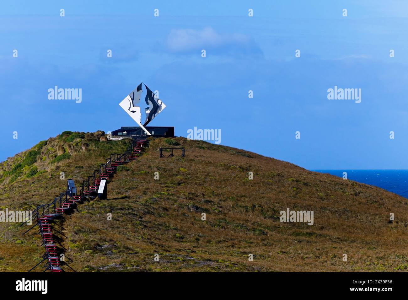 Cape Horn Monument. This sculpture pays homage to sailors that perished ...