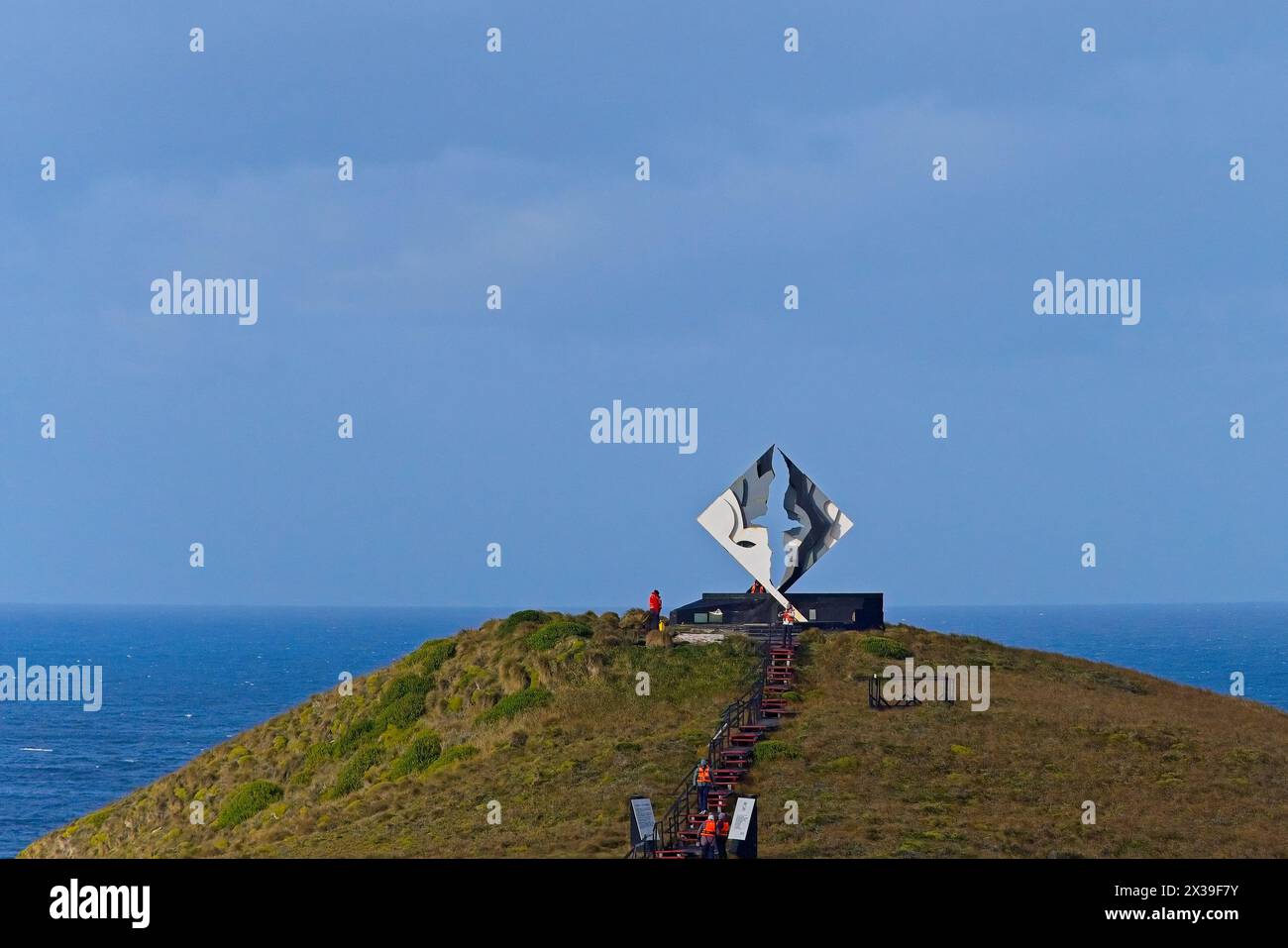 Cape Horn Monument. This sculpture pays homage to sailors that perished ...