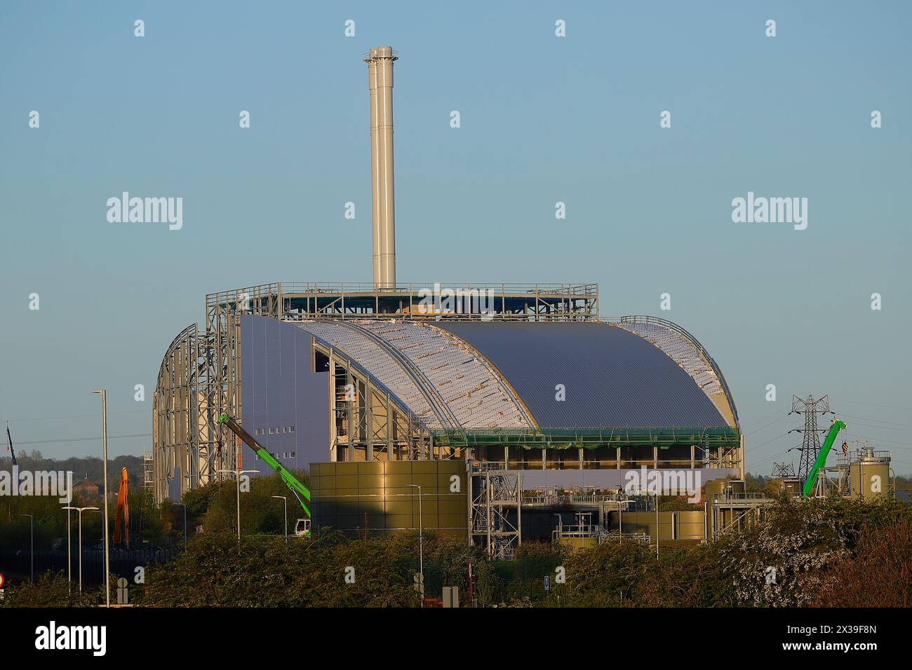 Enfinium Energy From Waste Facility under construction at Skelton ...