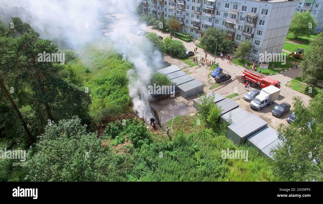Fire guard hose on accident hi-res stock photography and images - Alamy