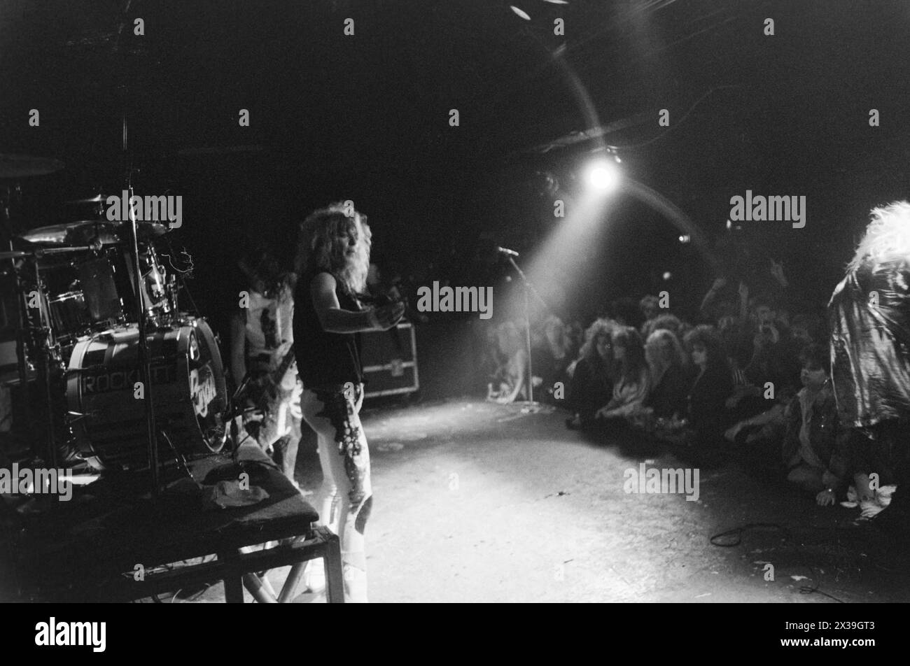Poison performing in San Francisco, California in 1986 Credit: Ross ...