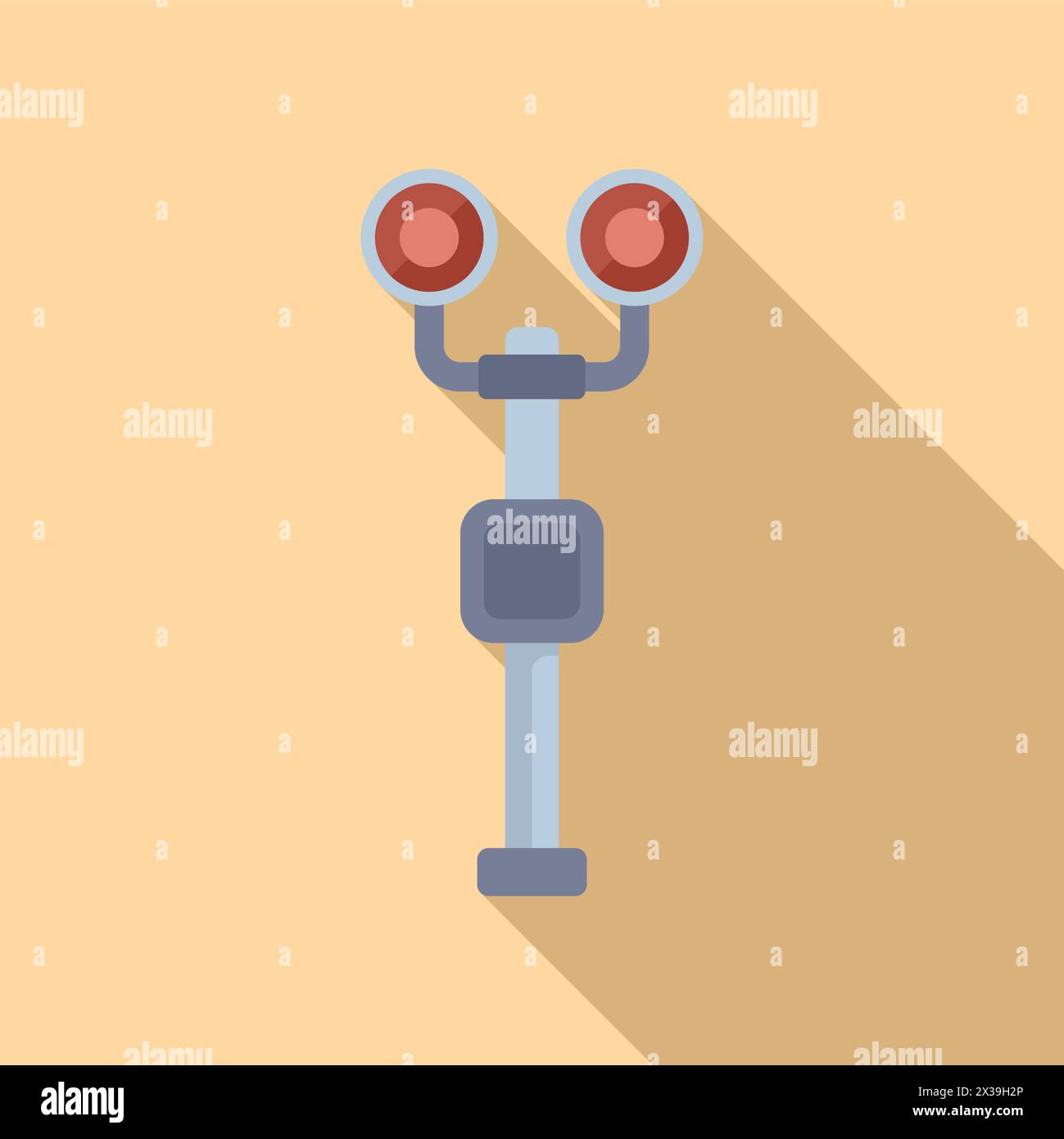 Direction traffic lights icon flat vector. Open side pass. Danger cross ...