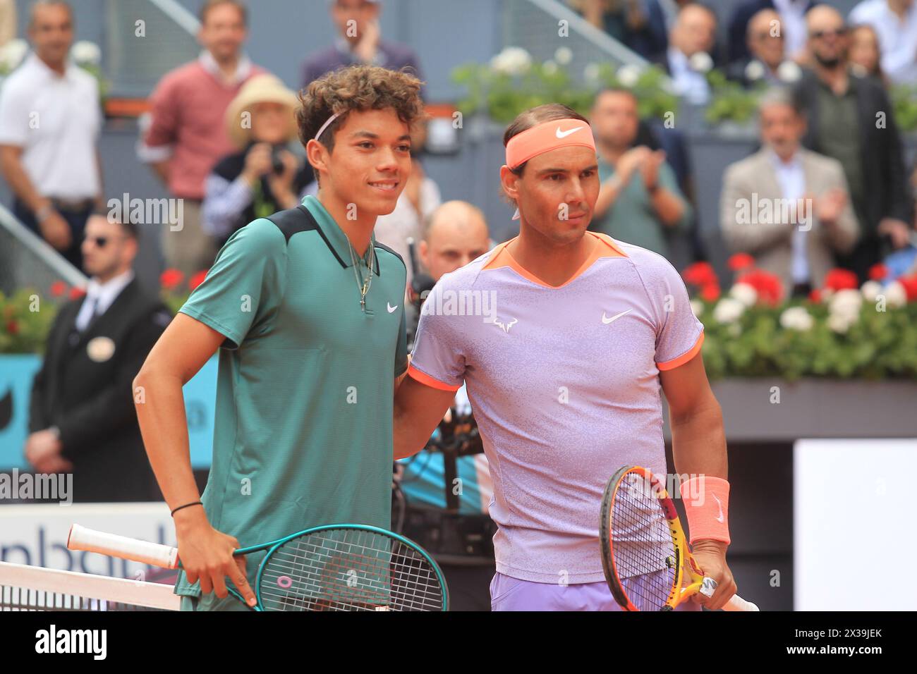 Madrid, Spain. 25th Apr, 2024. Masters 1000 Series Mutua Madrid Open ...