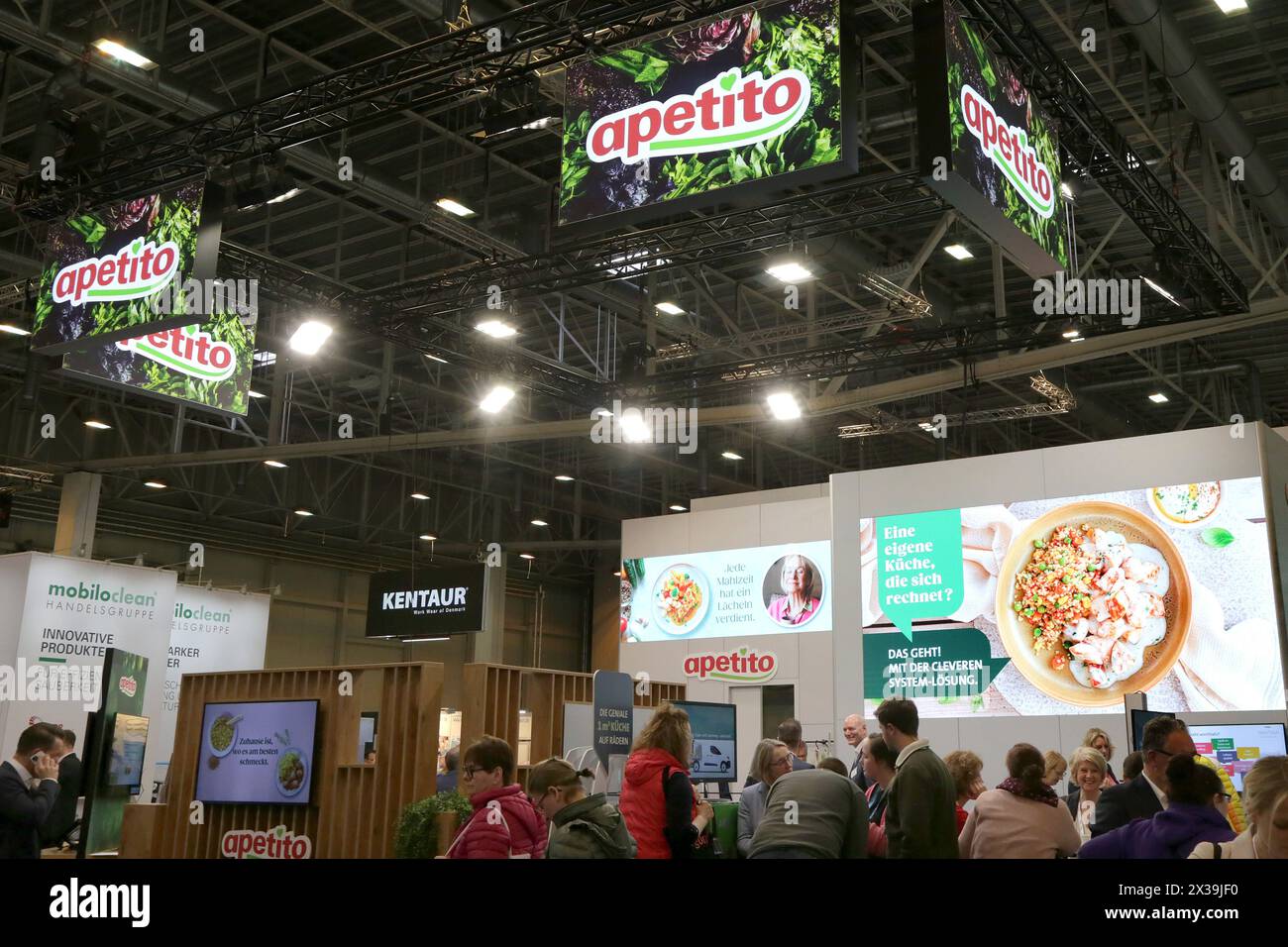 24.04. 2024 Essen, Messe Altenpflege in den Essener Messehallen. Die ...