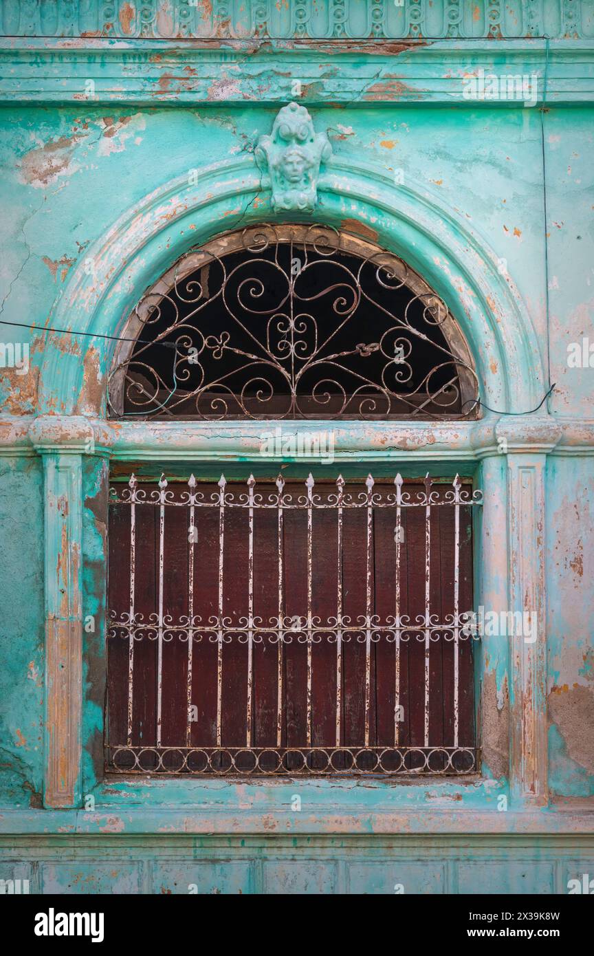 A typical old rundown property, which are often still lived in, that ...