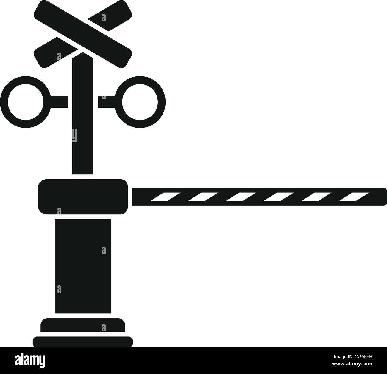 Level crossing control Black and White Stock Photos & Images - Alamy