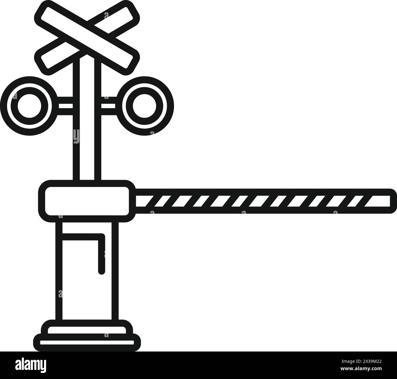 Level crossing control Black and White Stock Photos & Images - Alamy