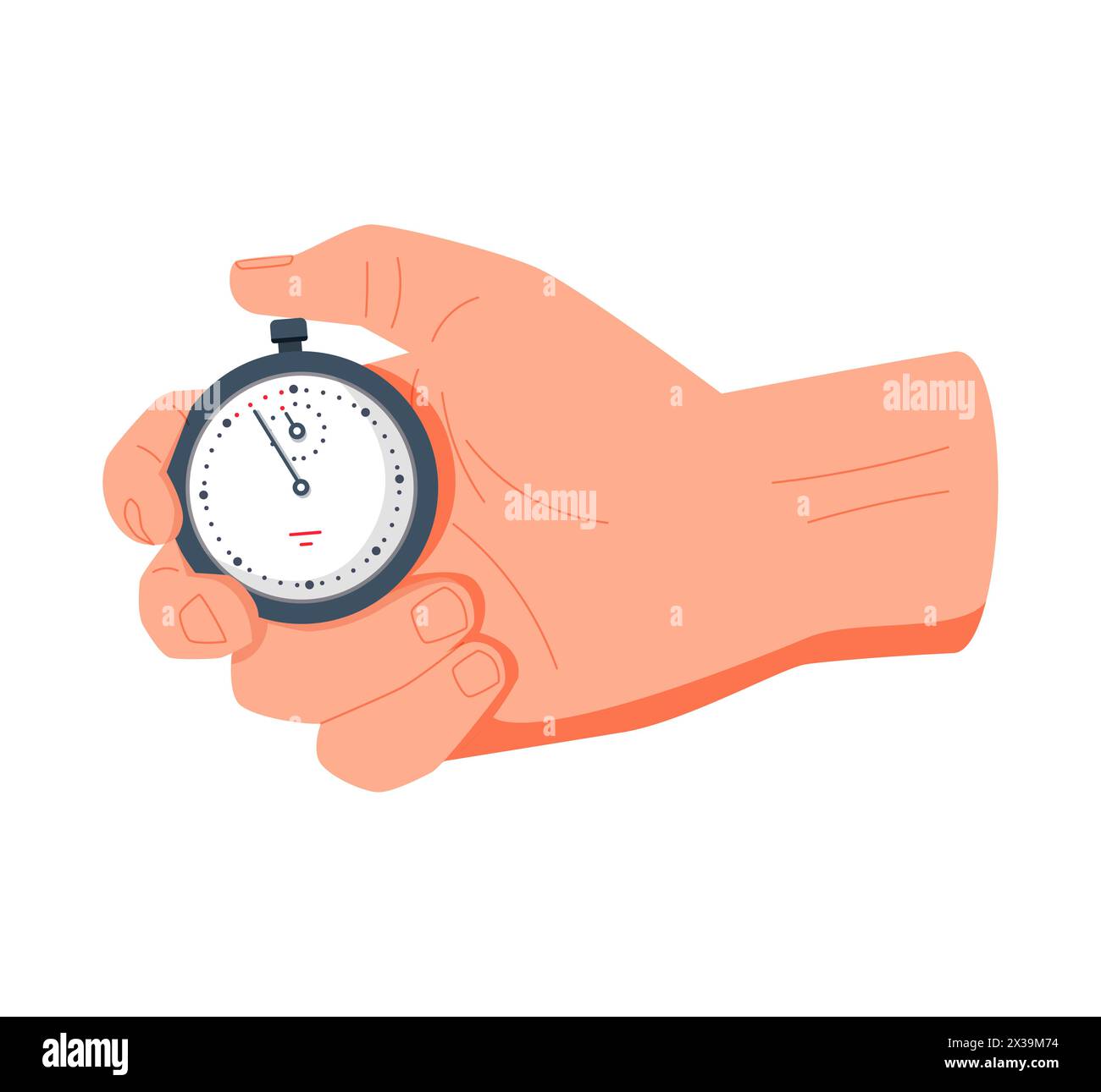Countdown stopwatch hours flat Cut Out Stock Images & Pictures - Alamy