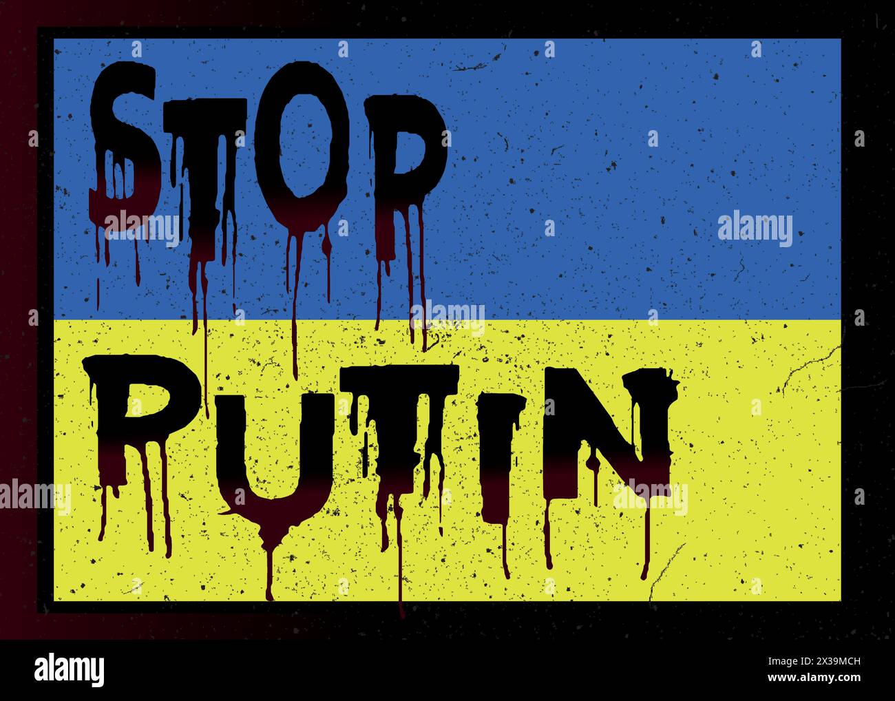 No war, ensign, martial law, Stop Putin Stock Vector Image & Art - Alamy