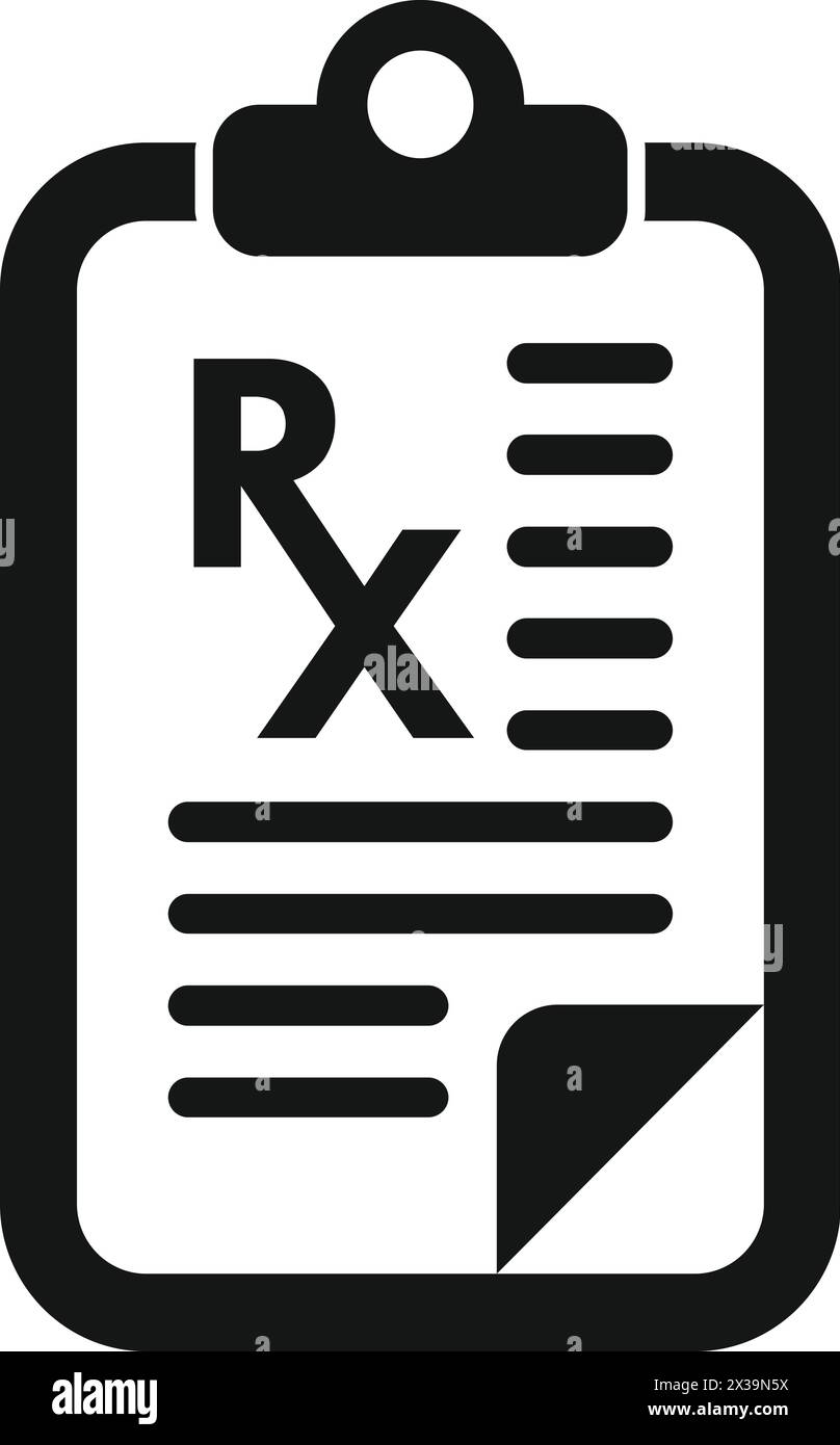 Medical test clipboard icon simple vector. Human analysis. Regular ...