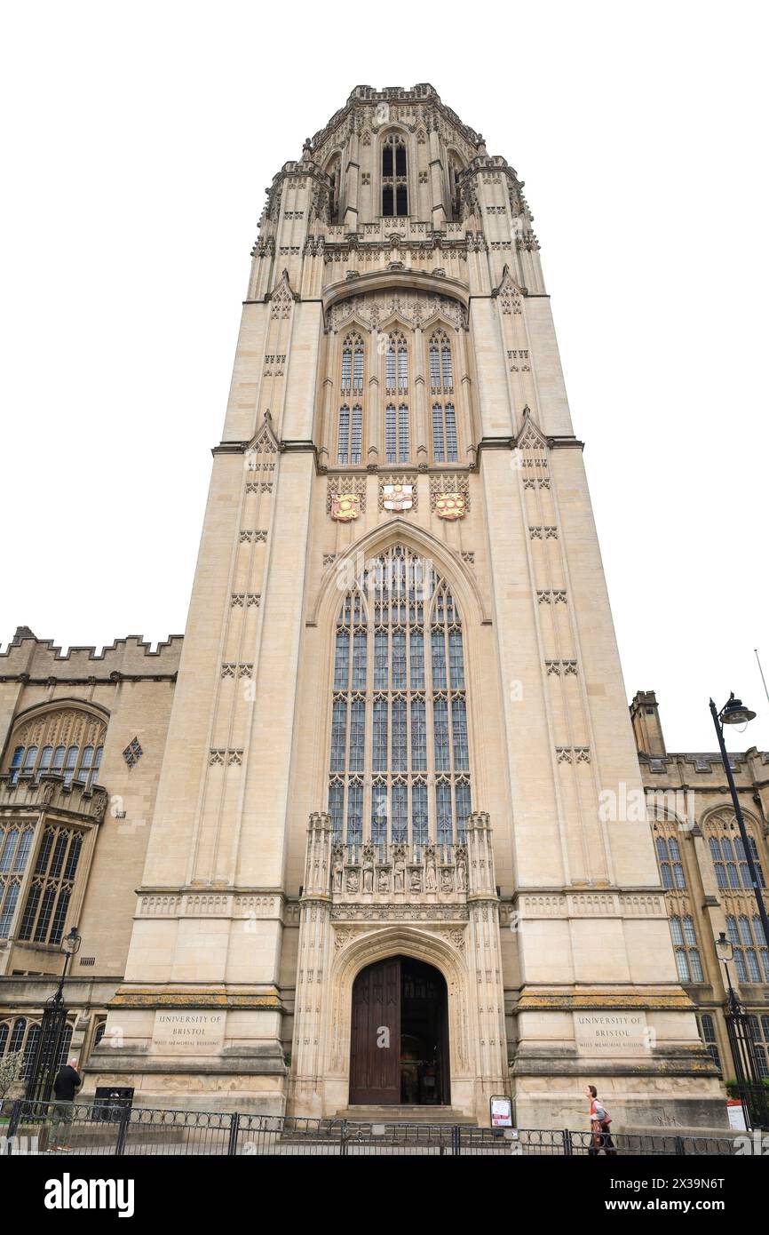 Bristol, England- March 30, 2024: The Wills Memorial Building Tower in ...