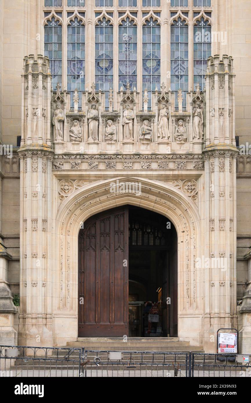 Bristol, England- March 30, 2024: Entrance of The Wills Memorial ...