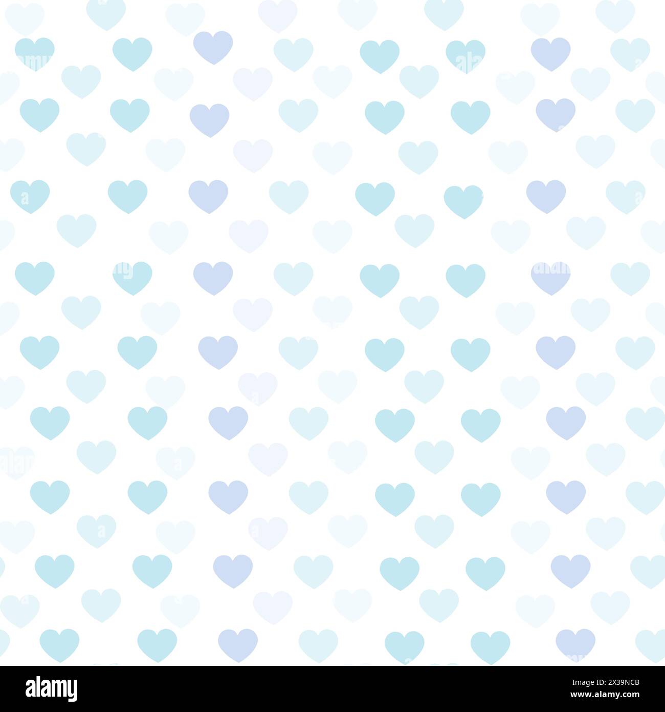 Pattern with light blue hearts. Pattern for children textile ...