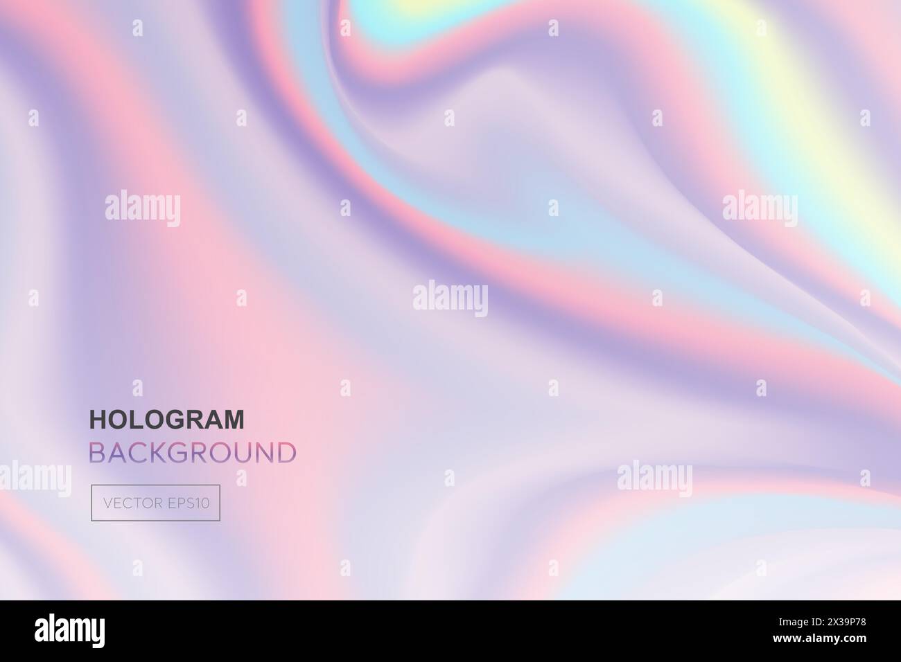 Abstract soft gradient rainbow hologram pride background, holographic ...