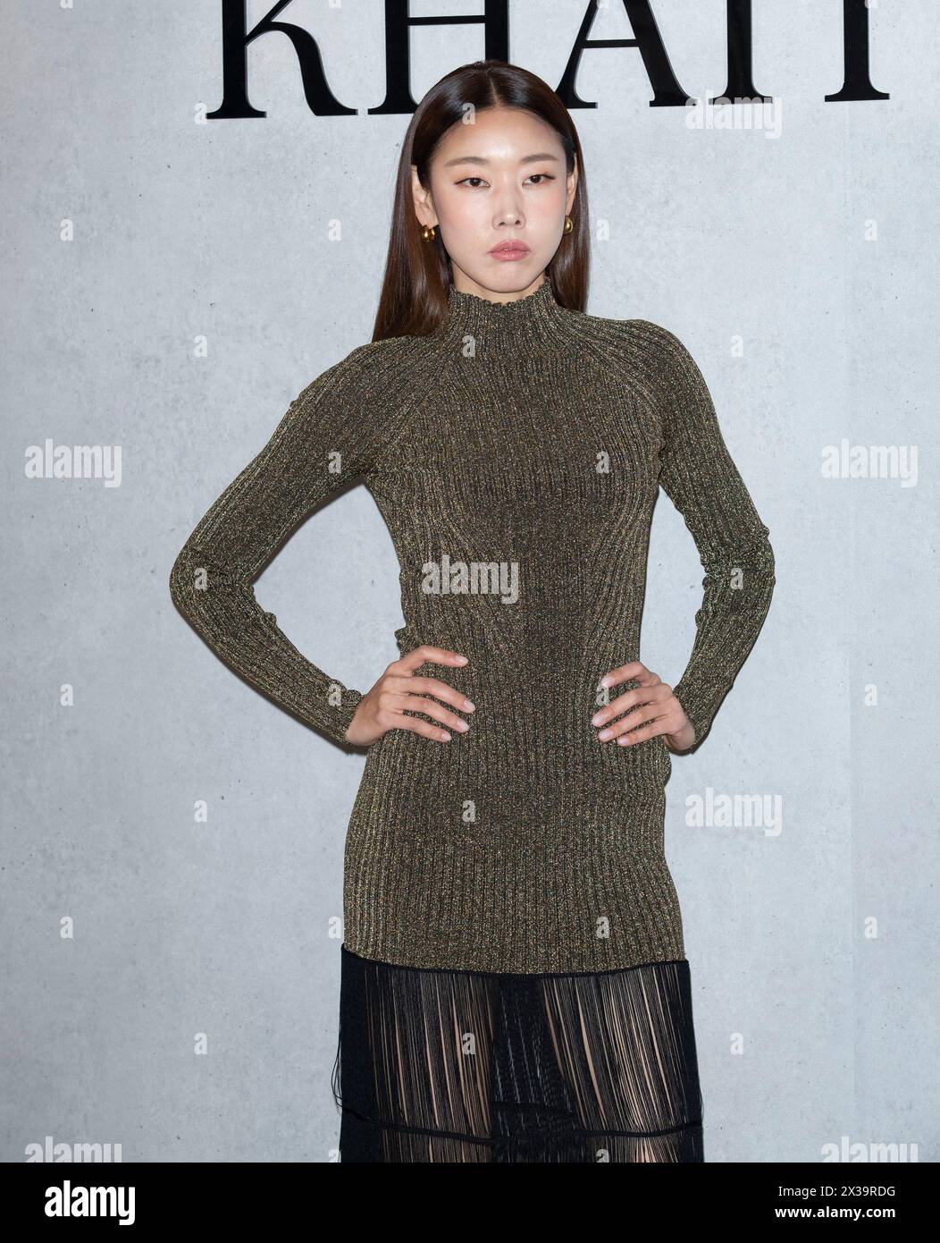 Seoul, South Korea. 25th Apr, 2024. South Korean model Han Hye-jin ...