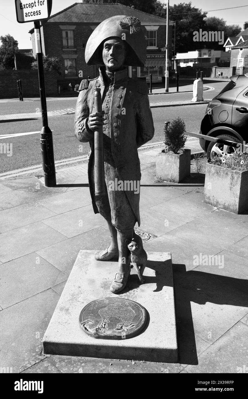 Statue of Captain Matthew Flinders, Donington village, Lincolnshire ...
