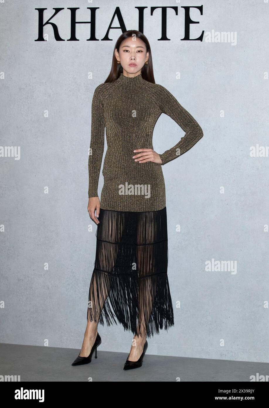 Seoul, South Korea. 25th Apr, 2024. South Korean model Han Hye-jin ...