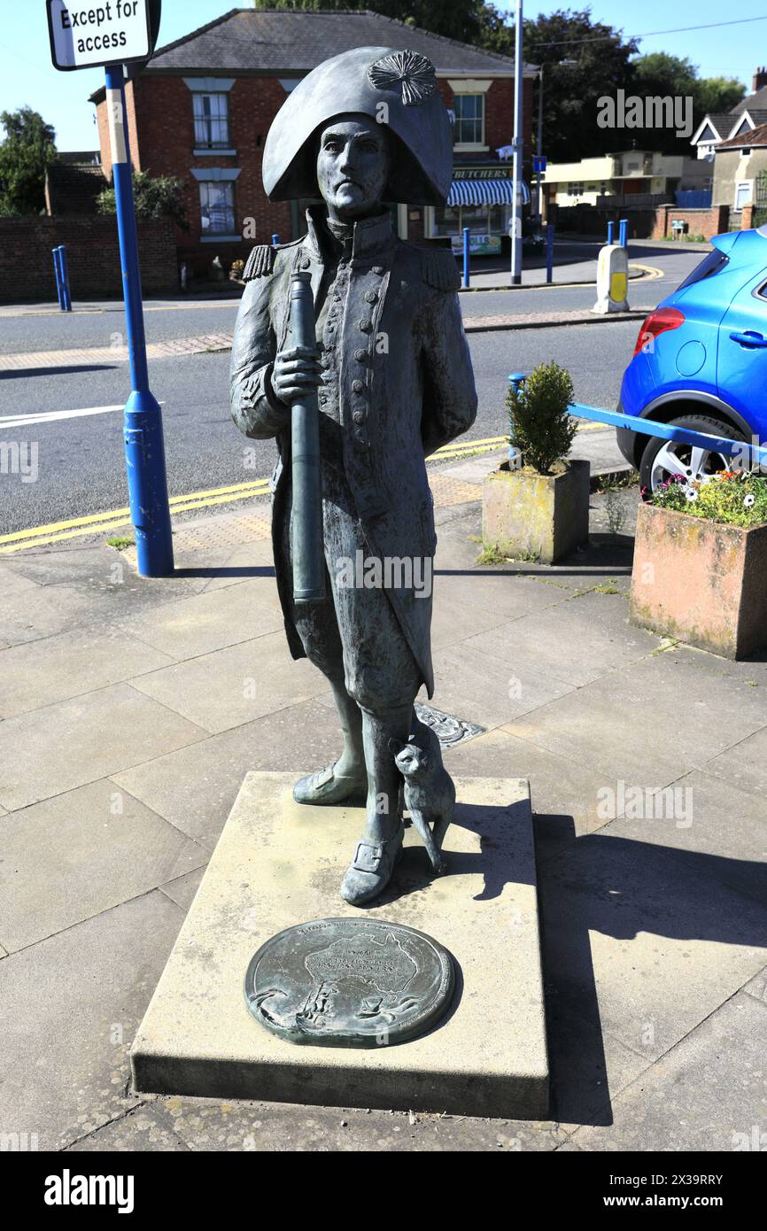 Statue of Captain Matthew Flinders, Donington village, Lincolnshire ...