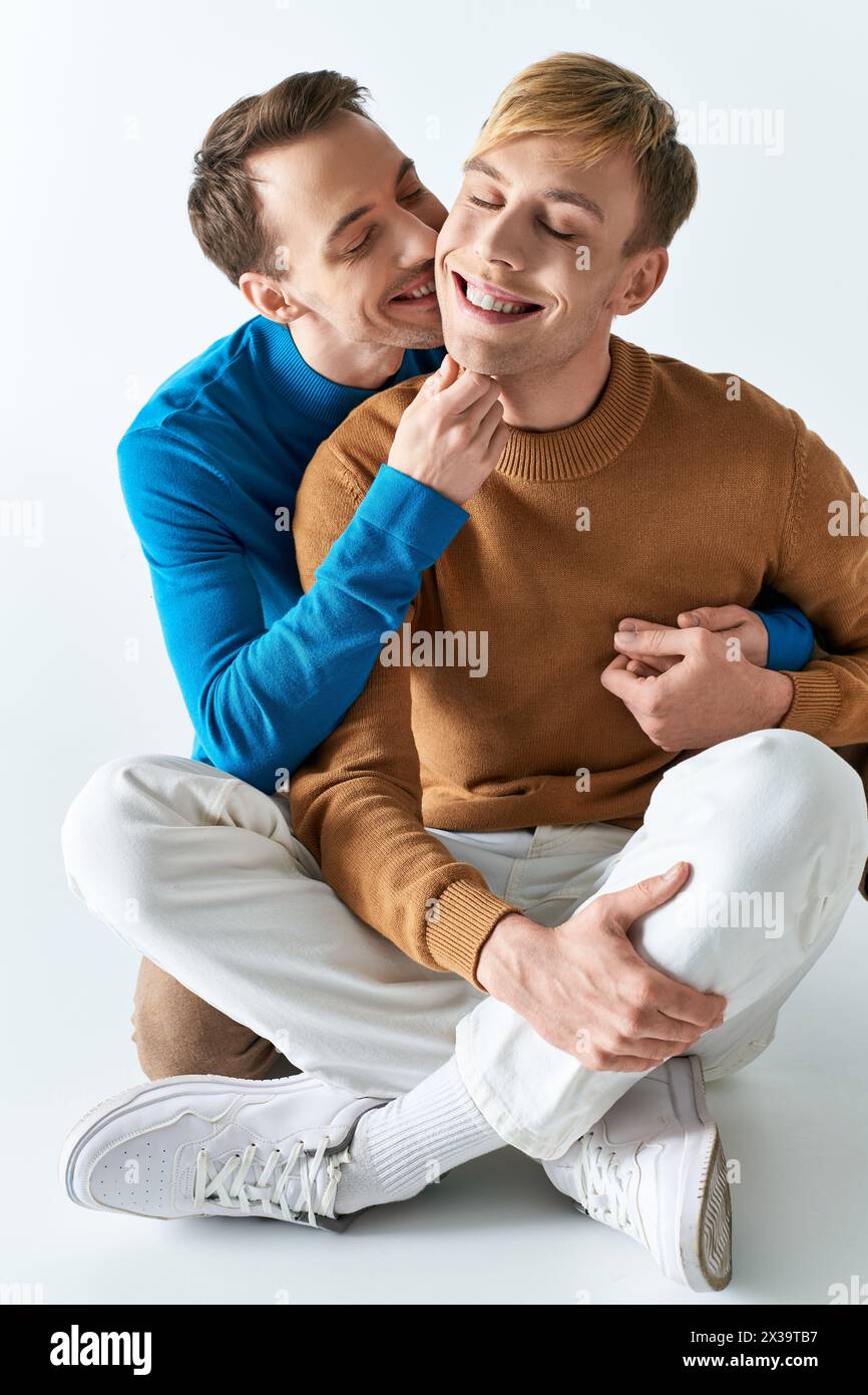 Two handsome gay men in hi-res stock photography and images - Alamy