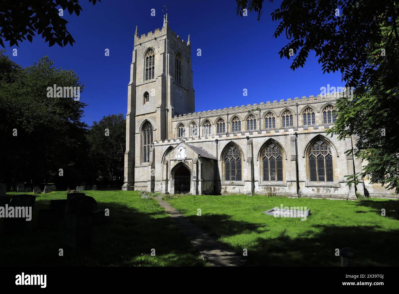 St Marys Church, Pinchbeck town; Lincolnshire County; England; UK Stock ...