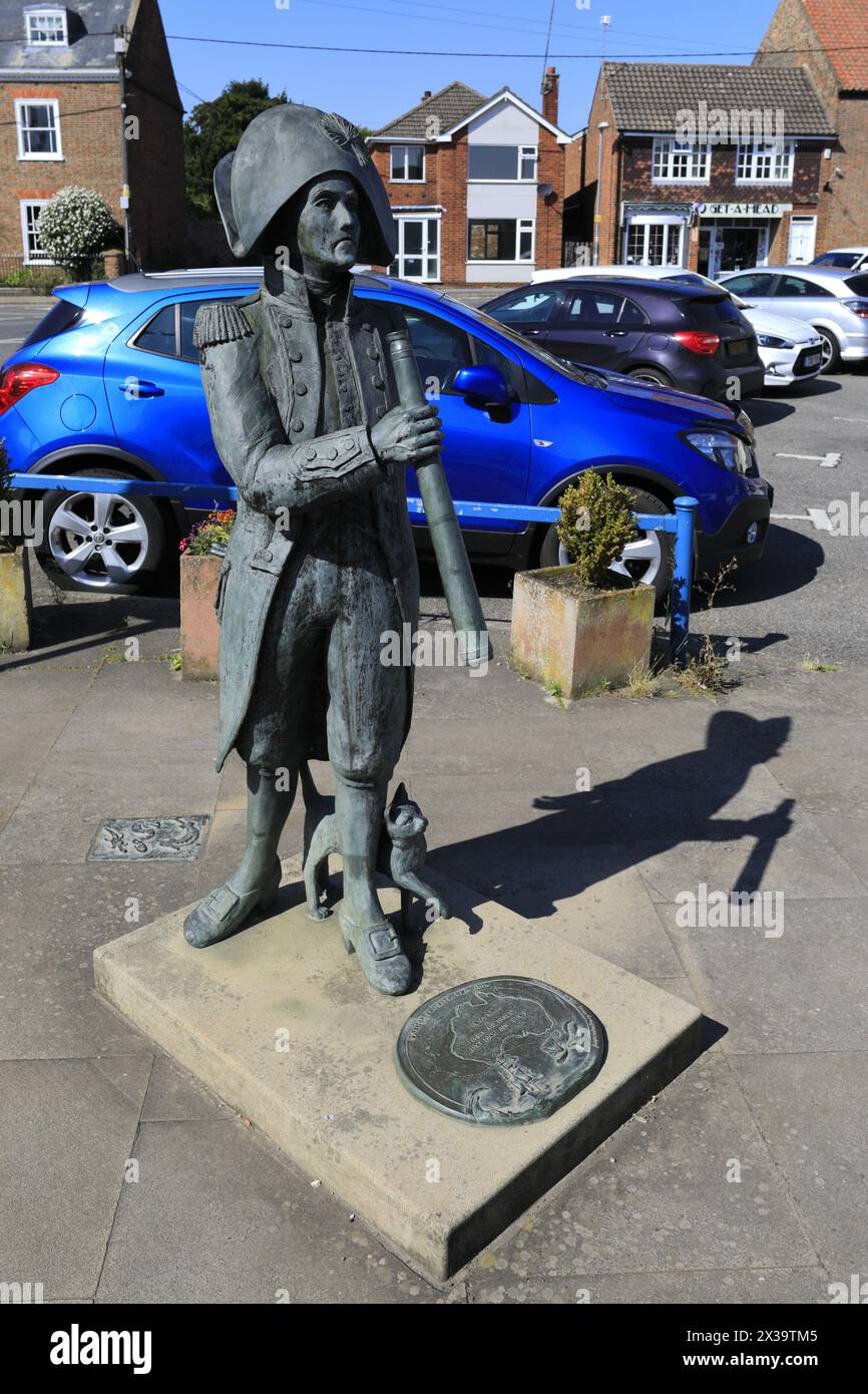 Statue of Captain Matthew Flinders, Donington village, Lincolnshire ...