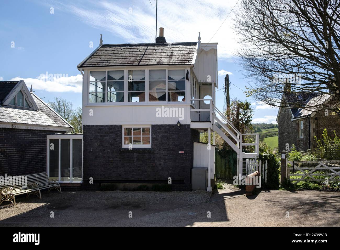 Around Wellow a picturesque village near Bath in Somerset UK The old ...