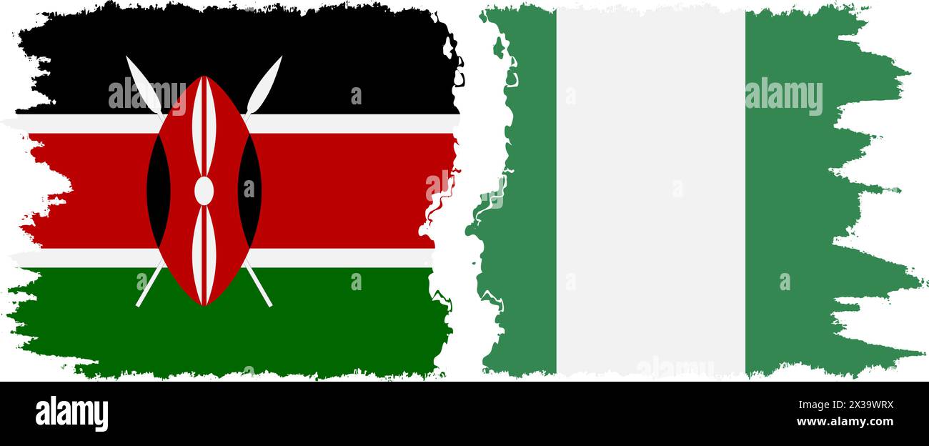 Nigeria kenya flag hi-res stock photography and images - Alamy