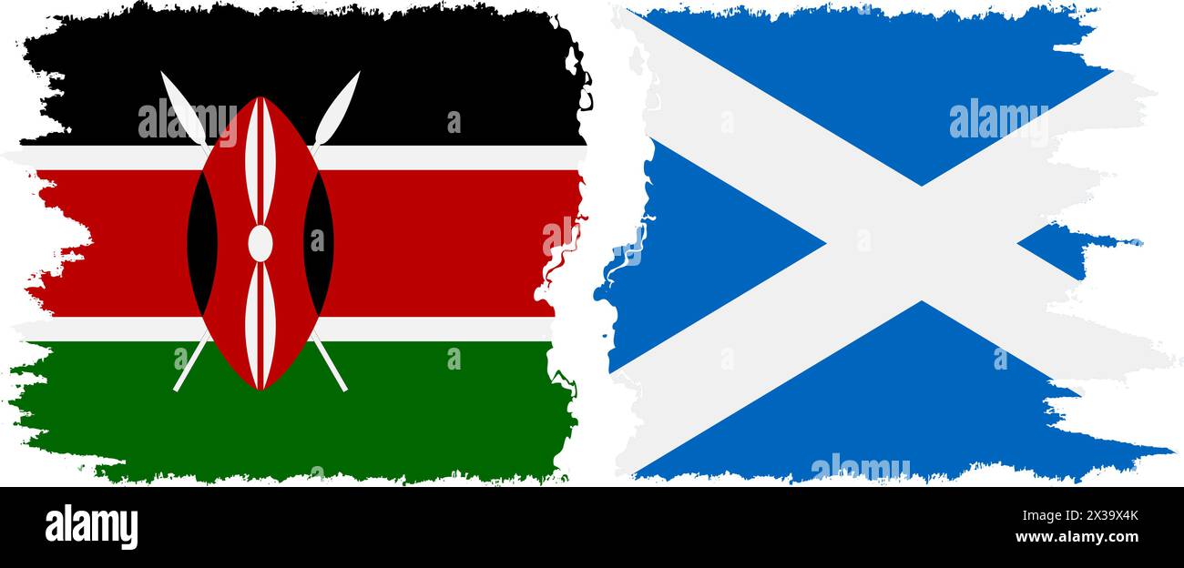 Scotland kenya flag hi-res stock photography and images - Alamy