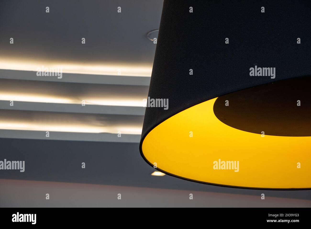 Contemporary light fixture Stock Photo - Alamy