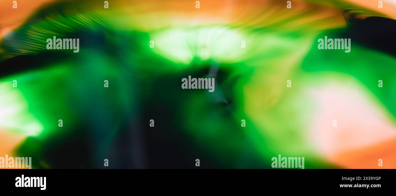 liquid paints in slow blending flow. Beautiful abstraction of liquid ...