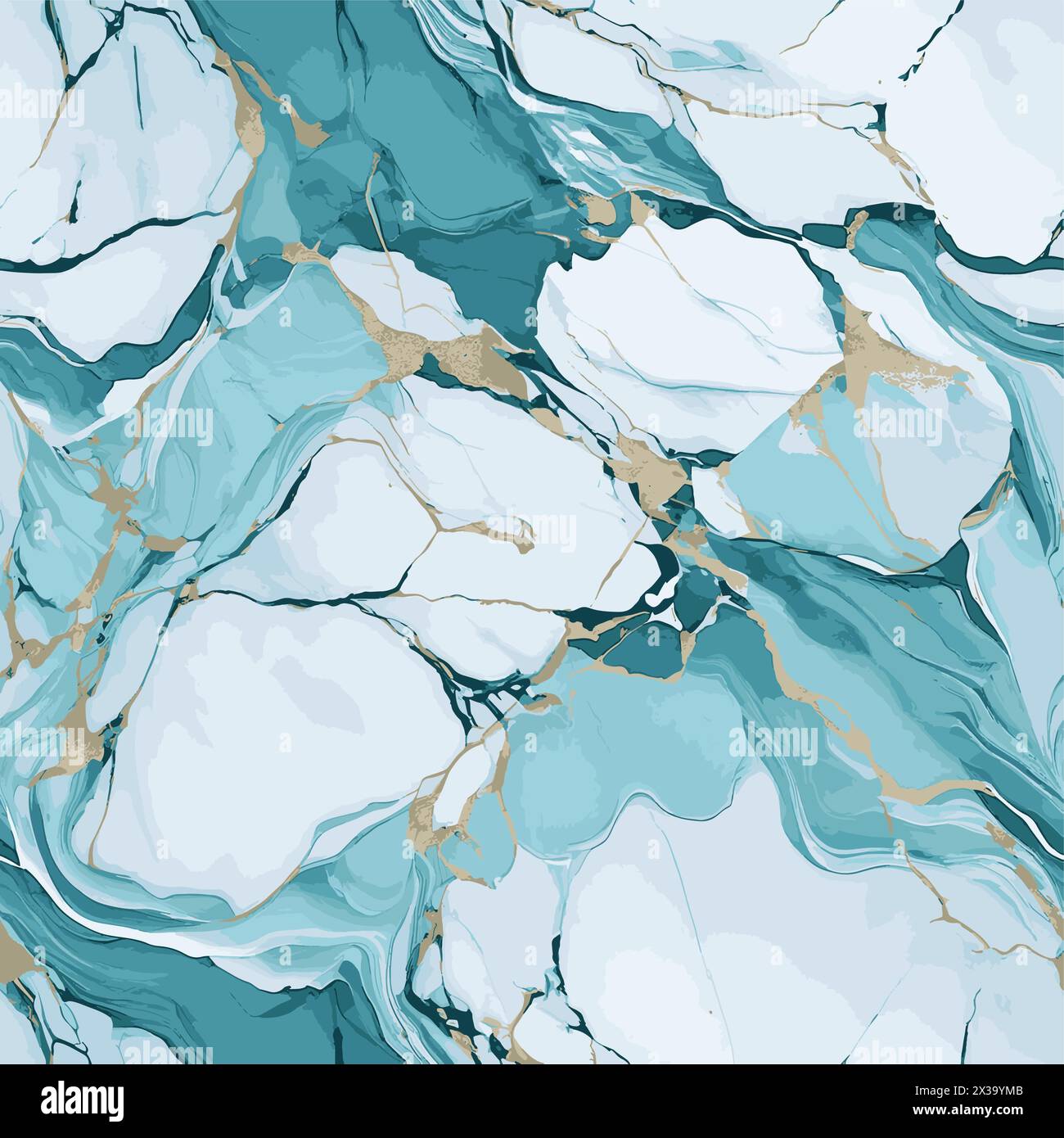Blue marble texture seamless pattern. Vector background Stock Vector ...