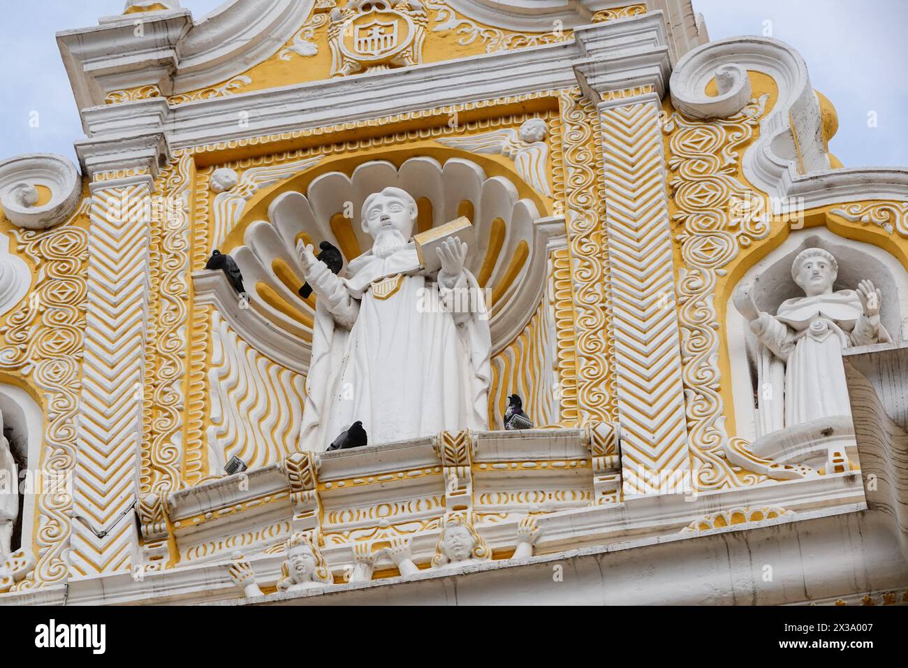 A statue of St. Peter Nolasco, founder of the Mercedarian Order on the ...