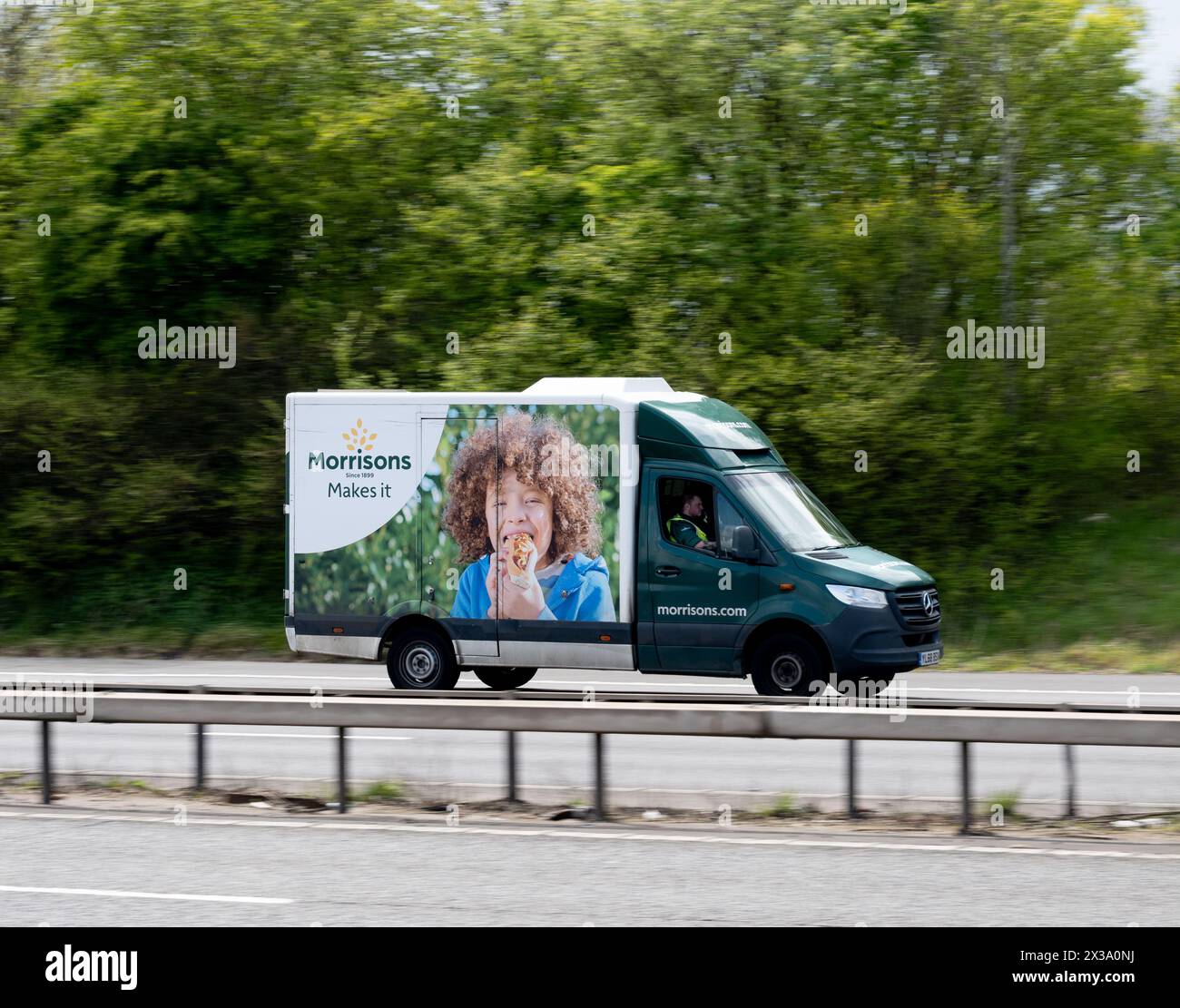 Morrisons van hi-res stock photography and images - Alamy