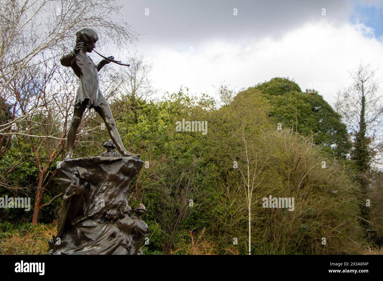Peter Pan standing tall Stock Photo - Alamy