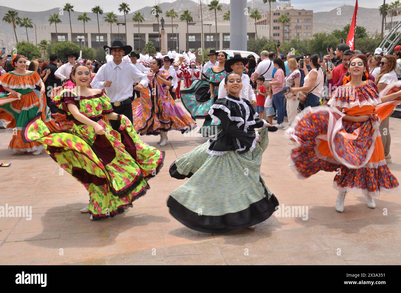 TORREON, COAHUILA, MEXICO; April 8 2024 torreon city festival on the ...